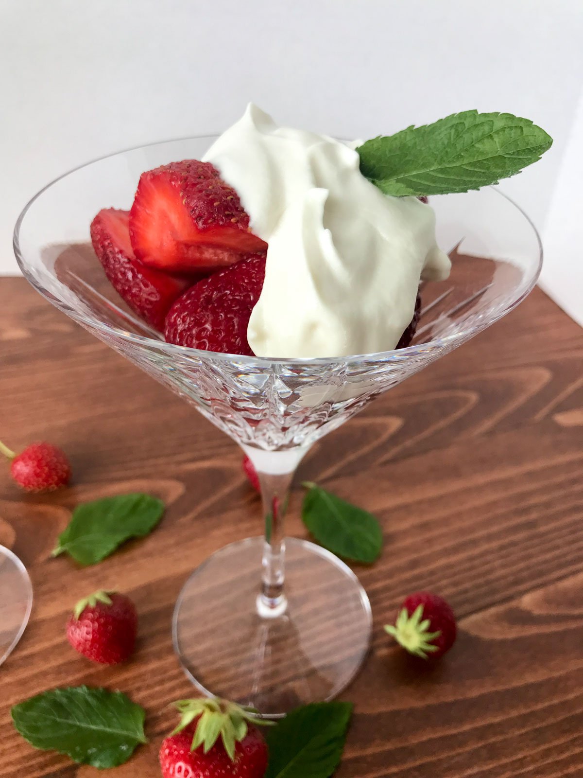 The Best Strawberries Romanoff-Healthier Recipe - Gitta's Kitchen