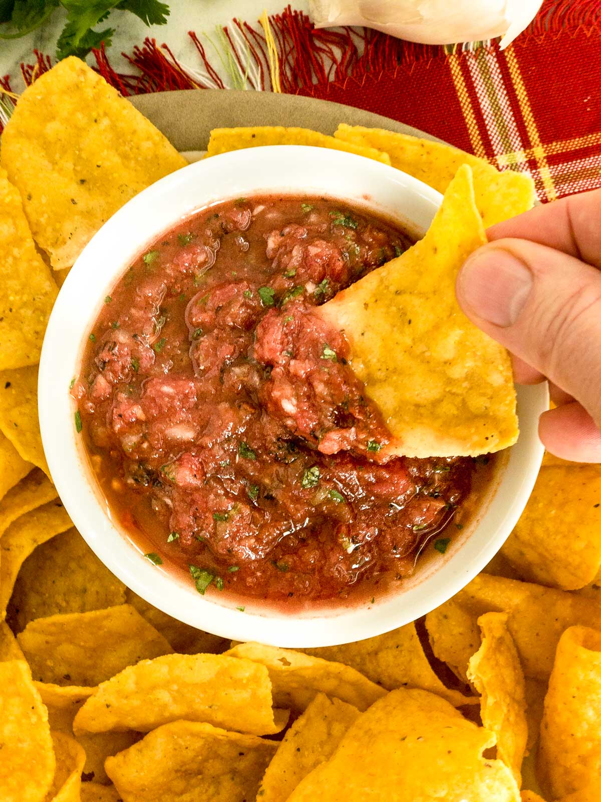 How to make Restaurant-Style Salsa in 5 Minutes - Gitta's Kitchen