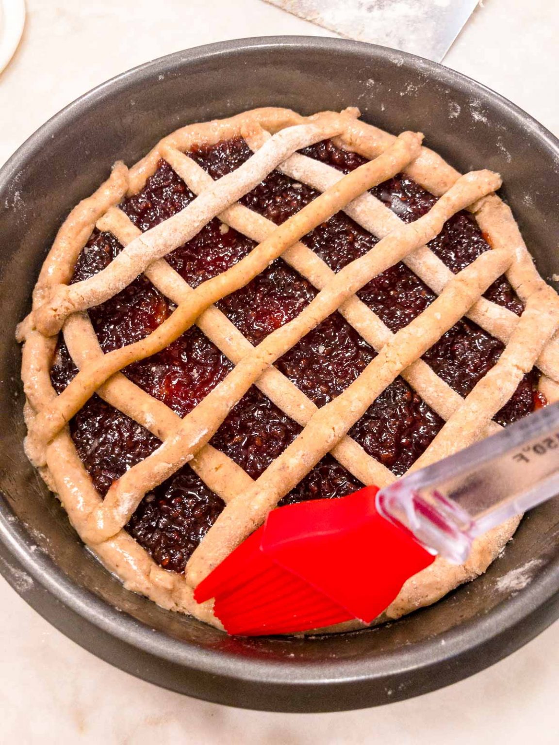 Recipe for Austrian Linzer Torte Made with Hazelnuts - Gitta's Kitchen